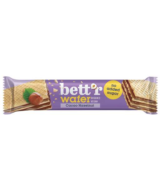 Wafer de Crema de Avellanas y Cacao – Bett'r 🍫🌰 – BIMBI food